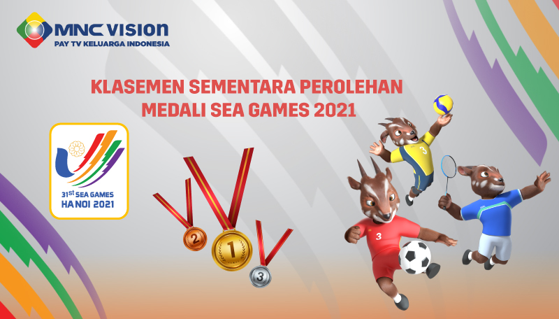 Klasemen Sementara Perolehan Medali Sea Games 2021